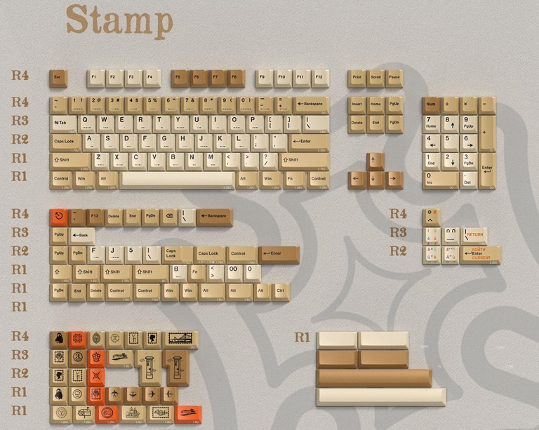 CreateKeebs "Stamp" Keycaps (IC) - Interest Check | Duckeebs Mechanical ...