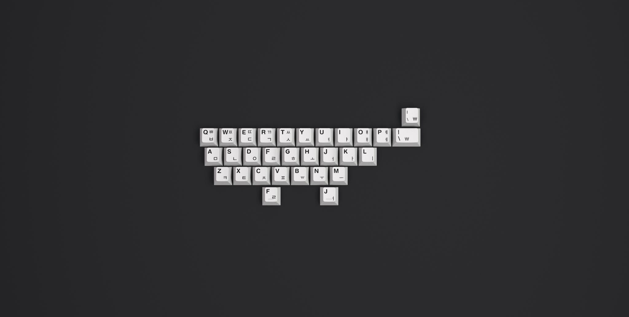 Duckeebs | GMK WoB & BoW Hangul Add-On Kits (GB)